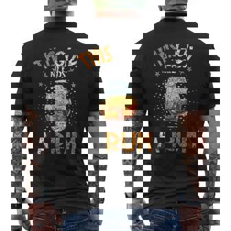 Vintage One-Eyed Willy's Pirate Rum With Lover Back Men's T-shirt Back ...