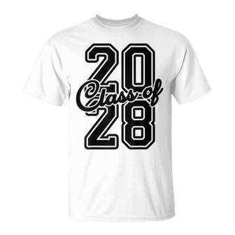 Class Of 2028 Freshman High School Back To School 9Th Grade T-Shirt ...