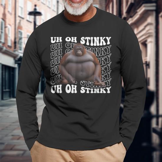 Stinky Poop Memes Le Monke Meme Monkey Orangutan Poop Meme Uh Oh