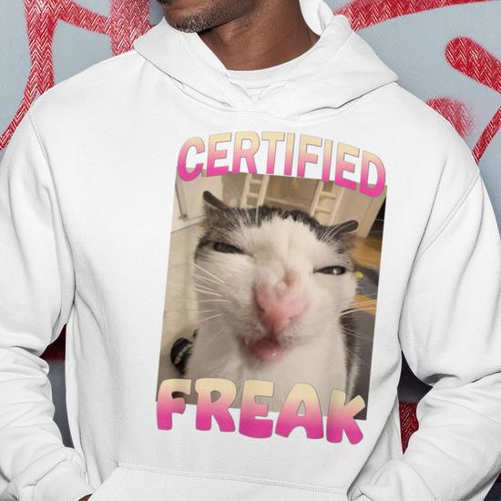 Cat Freak Meme Amazon.com: Certified Freak Cat Funny Meme Cat