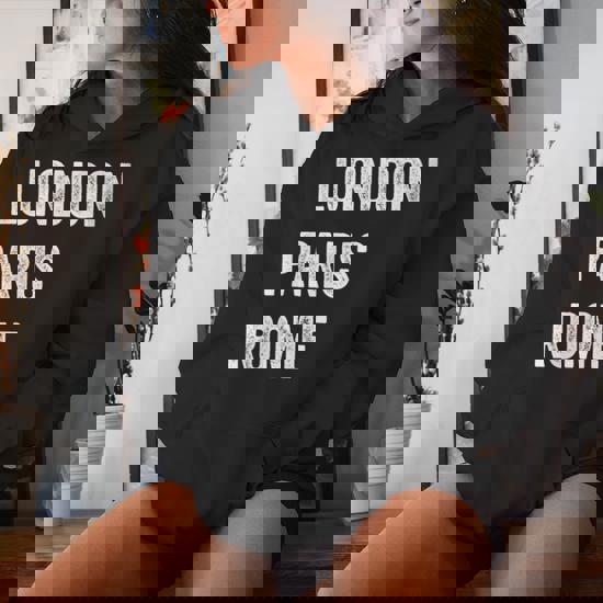 Visit London Paris Rome Famous Travel Destination Silhouette, New