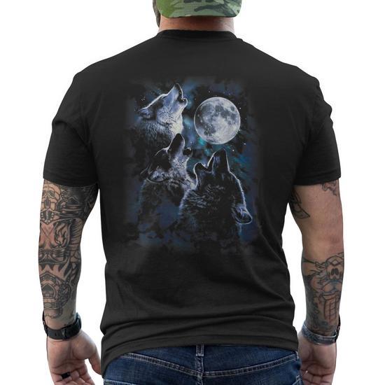 Wolf Howling At Moon Shirt