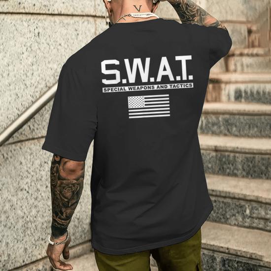 Camiseta Swat Para Hombre
