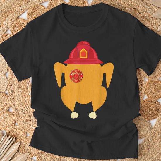 Firefighter Thanksgiving Cartoons Firefighter Fireman Thanksgiving