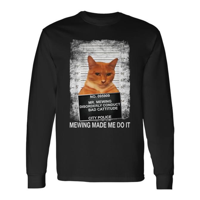 Mewing Not Meowing Meme Cat Meme Internet Memes Joke T-Shirt - Monsterry