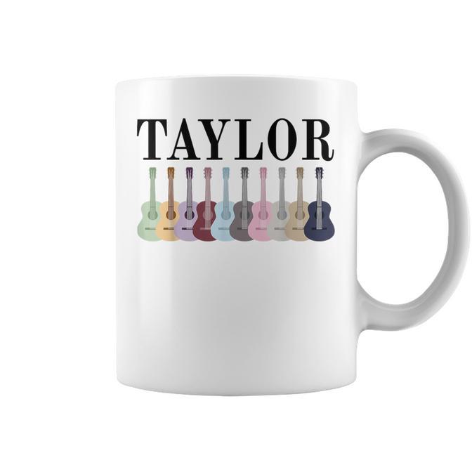 Girl Retro Taylor First Name Personalized Birthday Groovy Coffee Mug ...