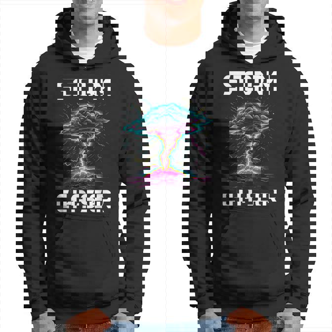 Stormchaser Tornado Meteorologist Storm Chasing Chaser Hoodie - Monsterry