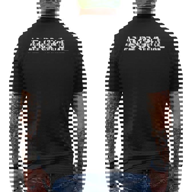 Wwii Wwi Abnormal Gas Mask Style Men's T-shirt Back Print - Monsterry