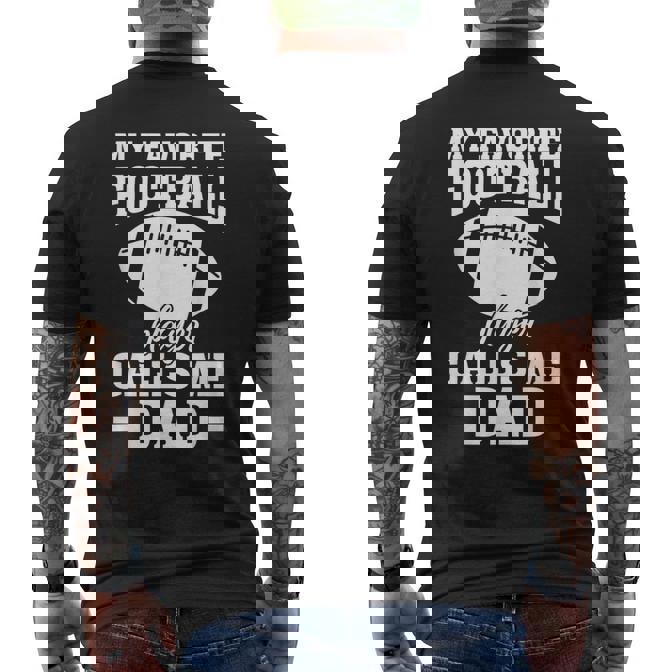 Senior Football Dad Class Of 2025 Senior Football Dad Men's T-shirt ...