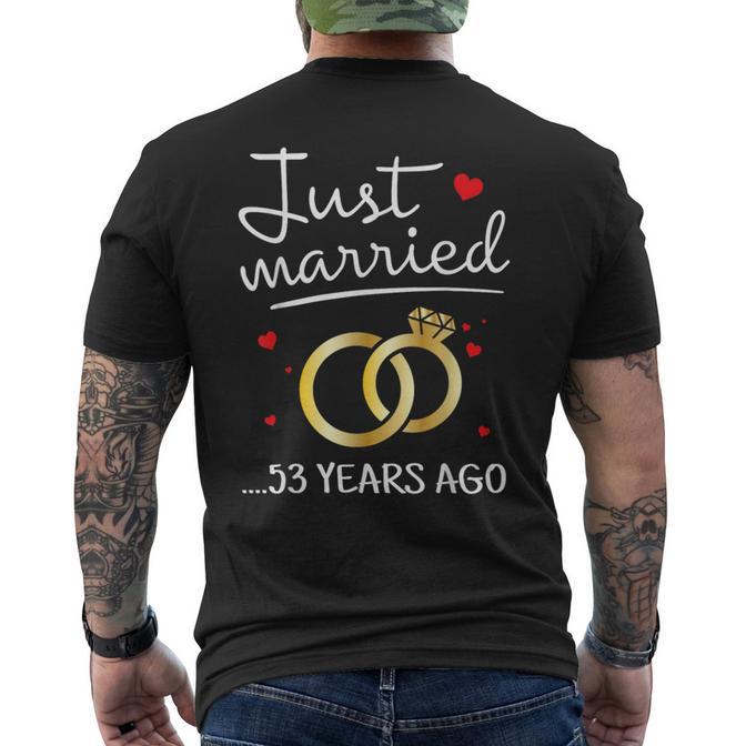 Just Married 56 Years Ago Matching Couple 56Th Anniversary Men's T ...