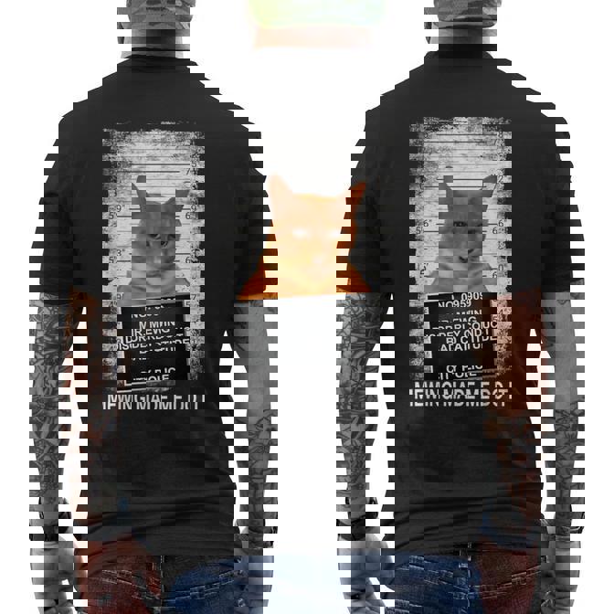 Mewing Mewing Technique Can't Talk I'm Mewing Men's T-shirt Back Print ...