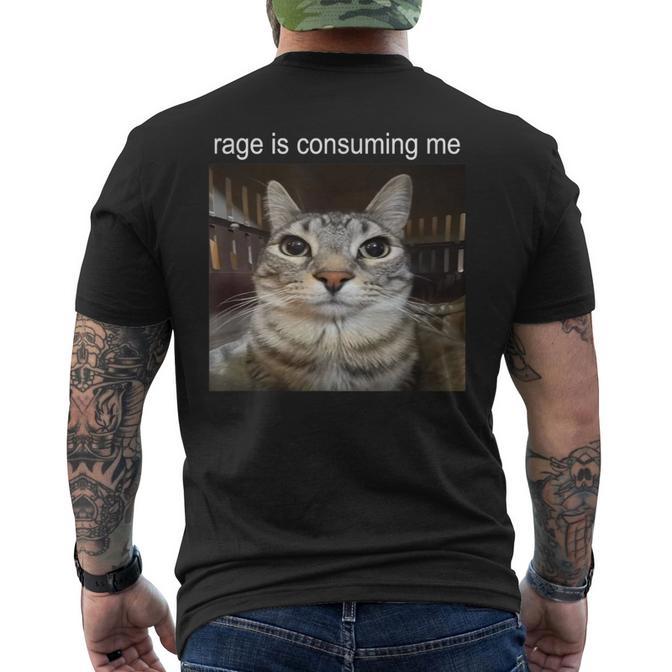 Rage Is Consuming Me Meme Cat Meme Oddly Specific Memes Joke Men's T ...