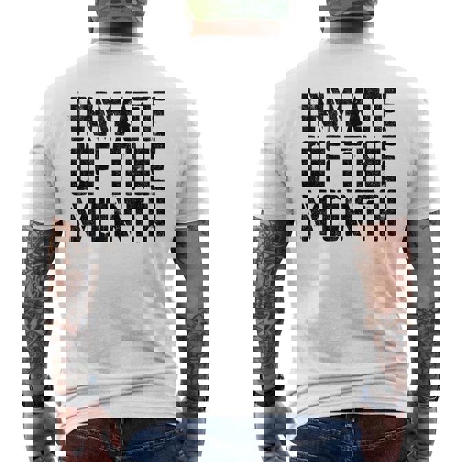 Federal Prison Inmate Jail Halloween Costume Party Fun Men's T-shirt ...