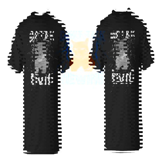 Mewing Mewing Technique Can't Talk I'm Mewing Men's T-shirt Back Print ...