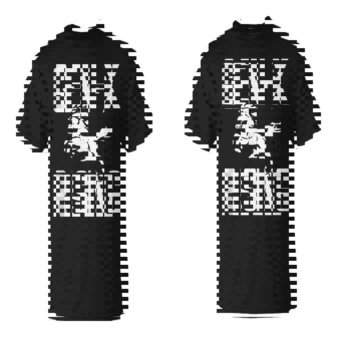 Gen X The Feral Generation Retro Humor Saying T-Shirt | Mazezy