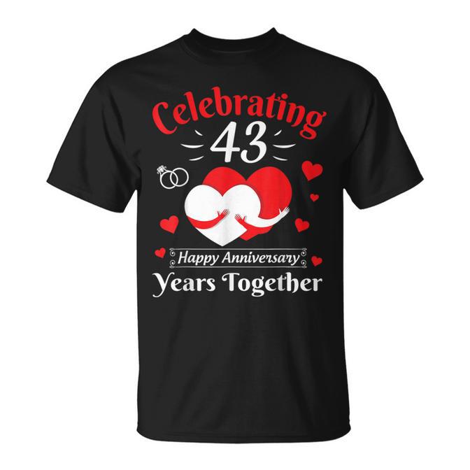 15 Years Married Celebrating Happy Anniversary T-Shirt - Monsterry