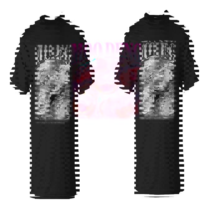 Moo-Deng Hippo The Famous Baby Pigmy Moodeng T-Shirt | Mazezy