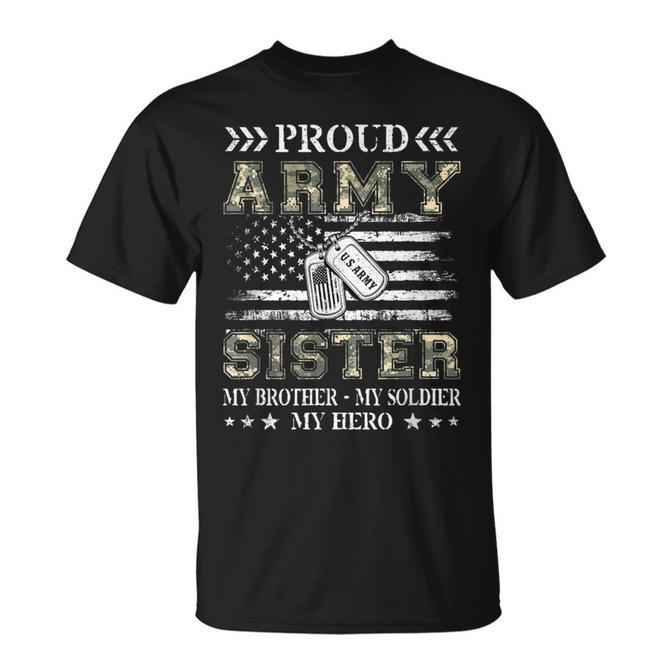 American Flag Camo Proud Us Army Veteran T-Shirt - Monsterry