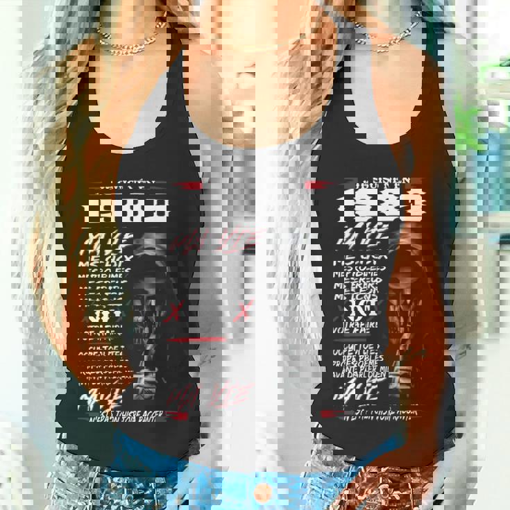 Je Suis Né En 1983 Ma Vie Tank Top - Monsterry AU