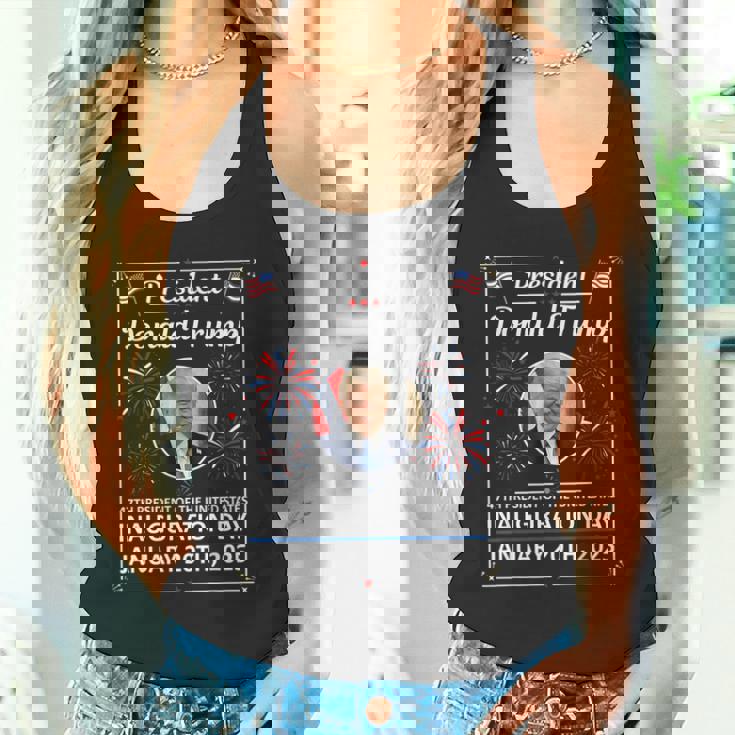 President Donald Trump Inauguration Day 2025 Memorabilia Tank Top ...