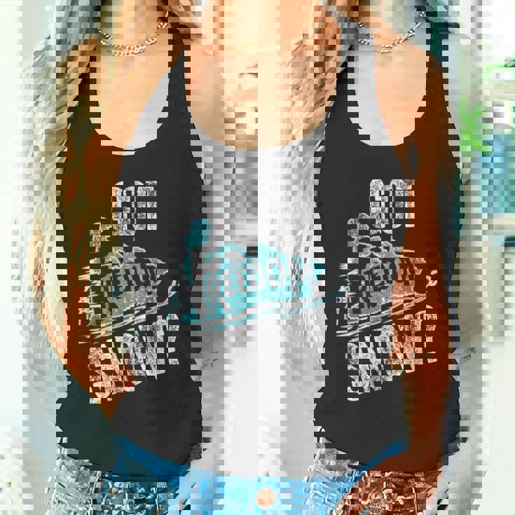 Snowmobile Sled Got Freedom Snow Winter Adventure Gear Tank Top - Monsterry