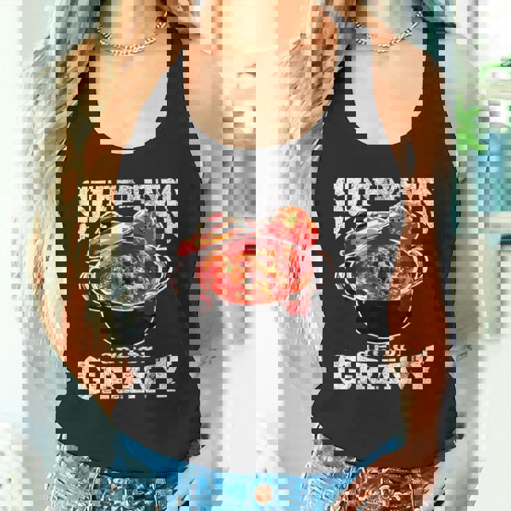 Sundays Are For Gravy Italian American Pasta Sauce Tank Top - Monsterry