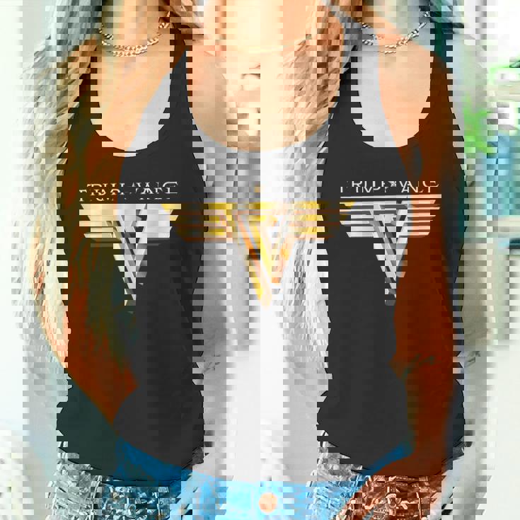 Trump Vance TV Rocker Gold Logo Vintage Trump Vance 2024 Tank Top ...