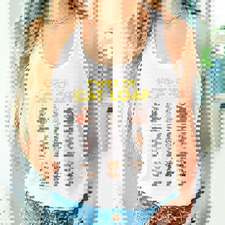 Types Of Cat Loaf Cute Kitten Kawaii Cats Cat Lover Tank Top - Monsterry