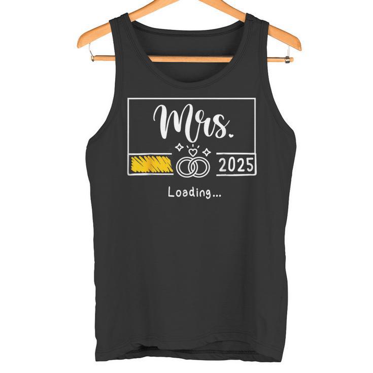 Mrs Est 2025 Loading Bride Wedding Newlywed Wife Mr & Mrs Tank Top ...