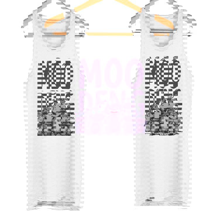 Moo-Deng Baby Pygmy Hippo Cute Zoo For Family Moodeng Tank Top ...