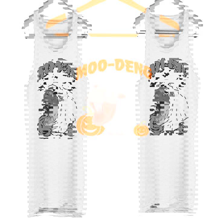 Moo Deng Halloween Boo Ghost Costume Moo-Deng Lover Tank Top - Monsterry
