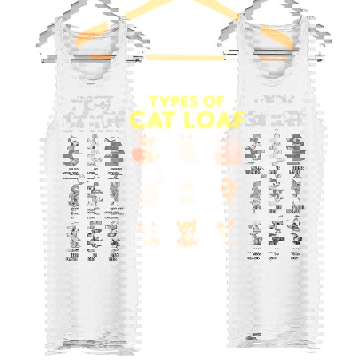 Types Of Cat Loaf Cute Kitten Kawaii Cats Cat Lover Tank Top - Monsterry