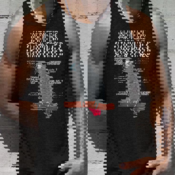 African Grey Anatomy Of a African Grey Birds Parrots Tank Top Tank Top ...