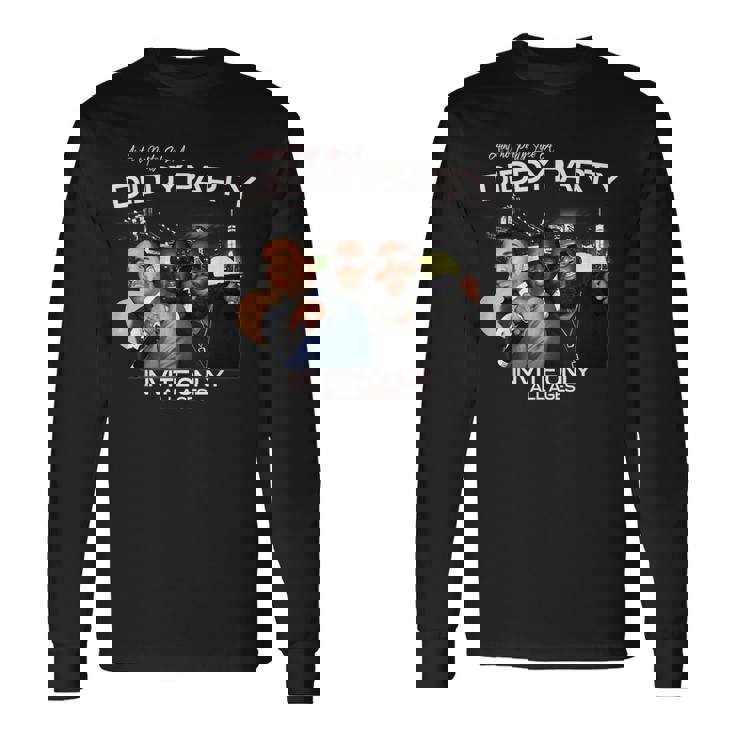 Aint No Party Like A Diddy Party Ver 3 Rap Long Sleeve T-Shirt | Mazezy