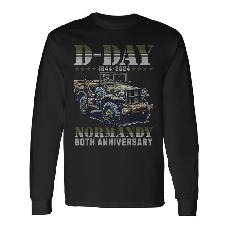 D-Day 80Th Anniversary Normandy D-Day Omaha Beach 1944 Long Sleeve T ...