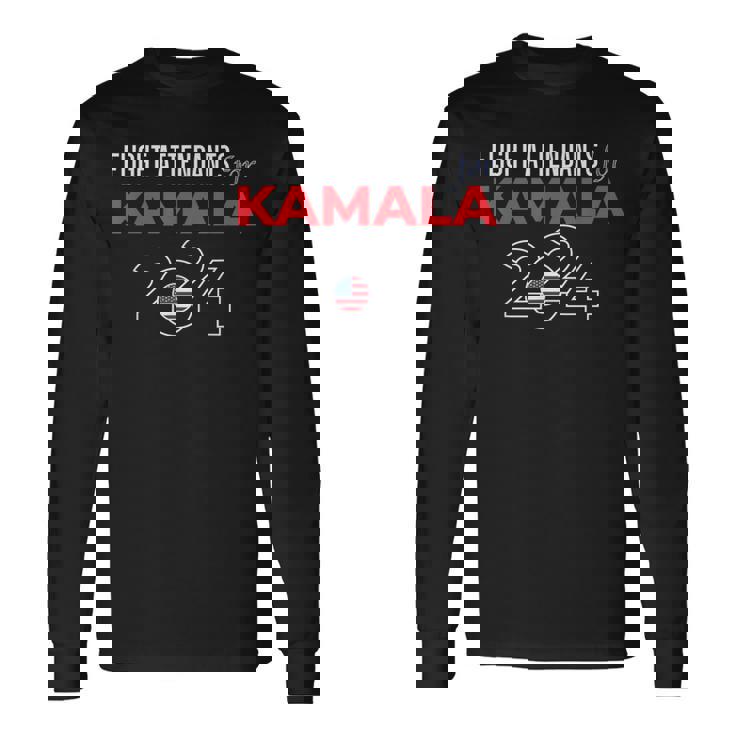 Kamala Harris 2024 For President By S Studios Long Sleeve T-Shirt | Mazezy