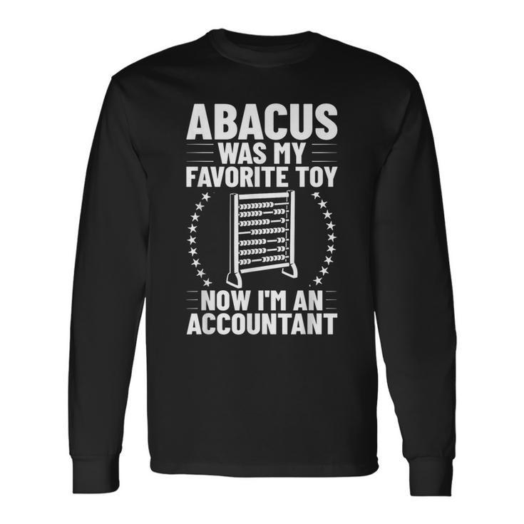 Math Teacher Accounting Bookkeeper Math Abacus Accountant Long Sleeve T ...