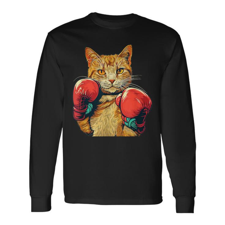 Pretty Cool Sport Cat Costume For Boxing Animal Lovers T-Shirt - Monsterry