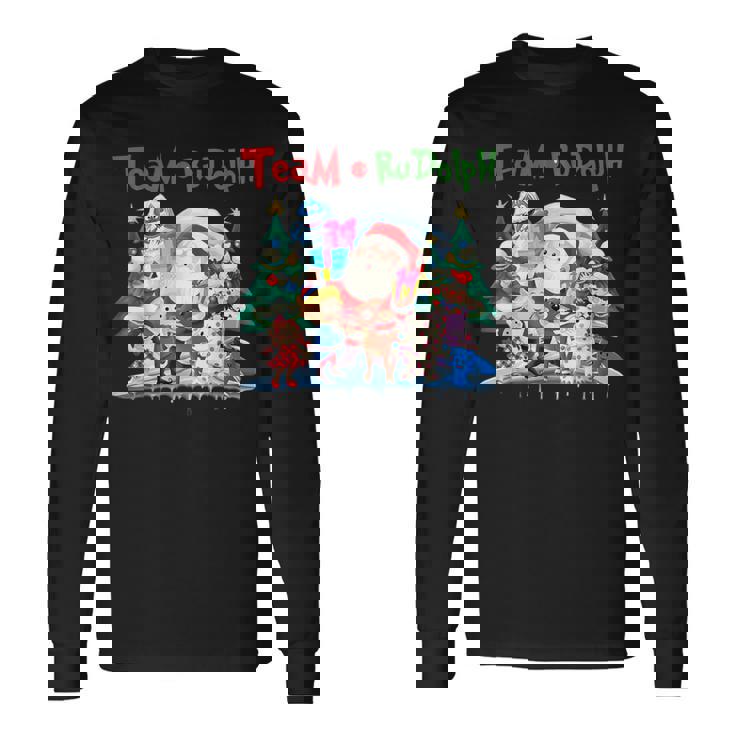 Rudolph The Red Nosed Reindeer Costume Christmas Xmas T-Shirt - Seseable