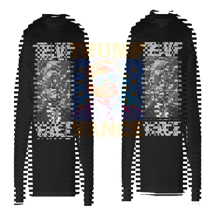 Trump Jd Vance Presidential Campaign Voter Long Sleeve T-Shirt - Monsterry