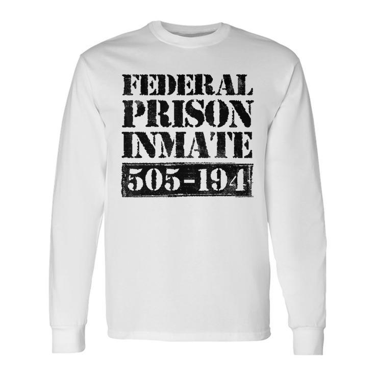 Federal Prison Inmate Jail Halloween Costume Party Fun Men's T-shirt ...