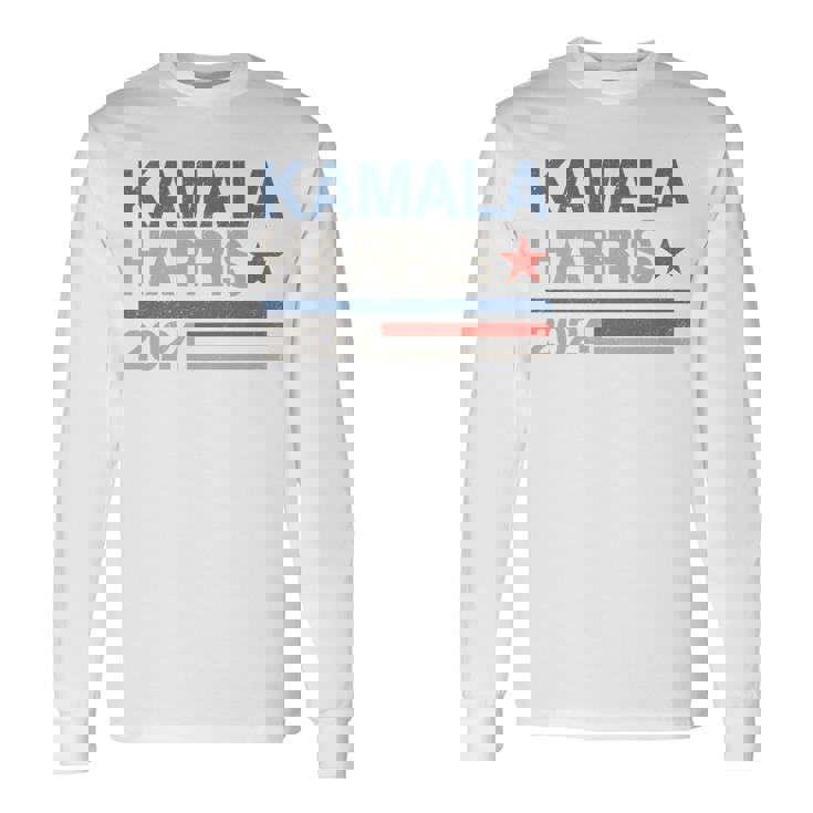 Vintage Kamala Harris 2024 For President Election Campaign Long Sleeve ...