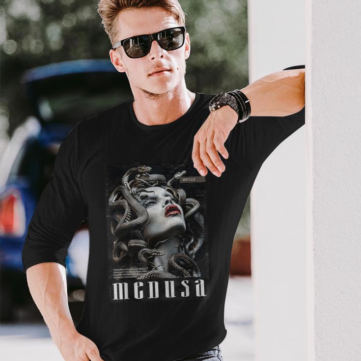 Gorgona Medusa Diosa Serpiente Mitología Griega Medusa Camiseta de ...