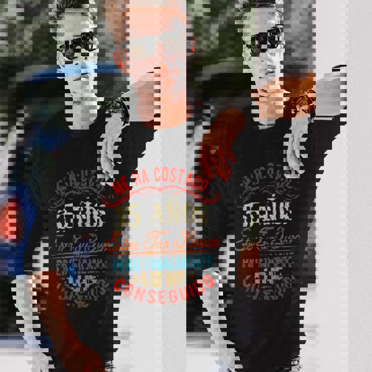 Me Ha Costado 35 Años Estar Tan Bueno Cumpleaños Camiseta de manga larga - Regaloses