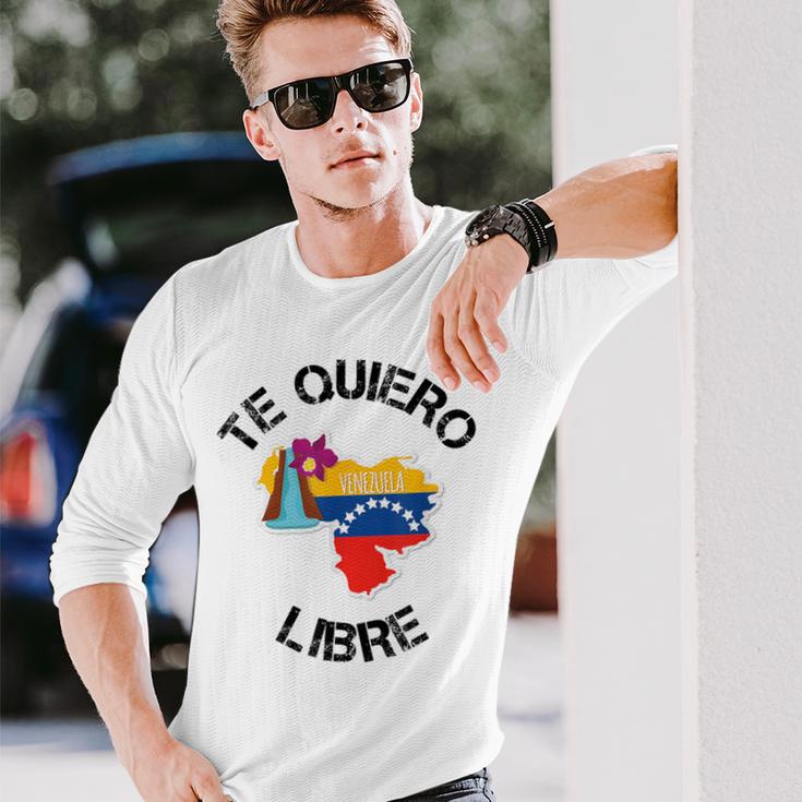 Venezuela Libre Fuera Maduro Bandera Mapa Camiseta de manga larga ...