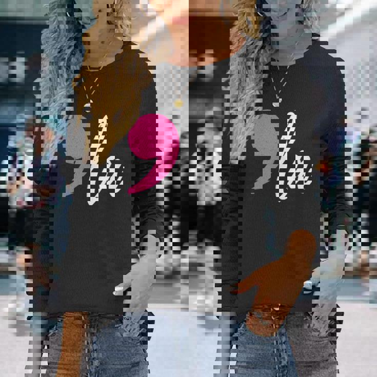 Comma-La Vote For Childless Cat Ladies Harris 2024 Pocket Long Sleeve T ...