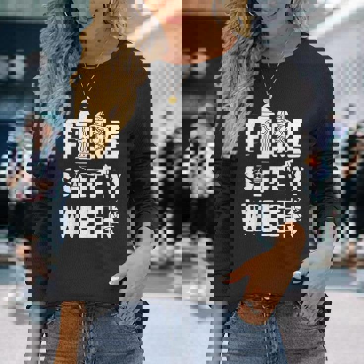 Fire Safety Week Prevention Month Firefighter Stop Drop Roll Long ...