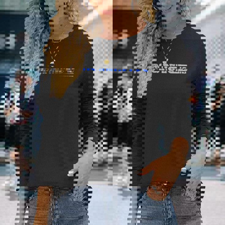 Los Angeles Thin Blue Line Police Officer Lapd Long Sleeve T-Shirt ...