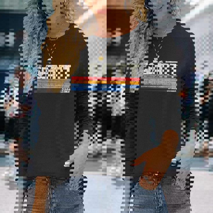 Retro Vintage 70S 80S Style Gantt Al Long Sleeve T-Shirt - Monsterry