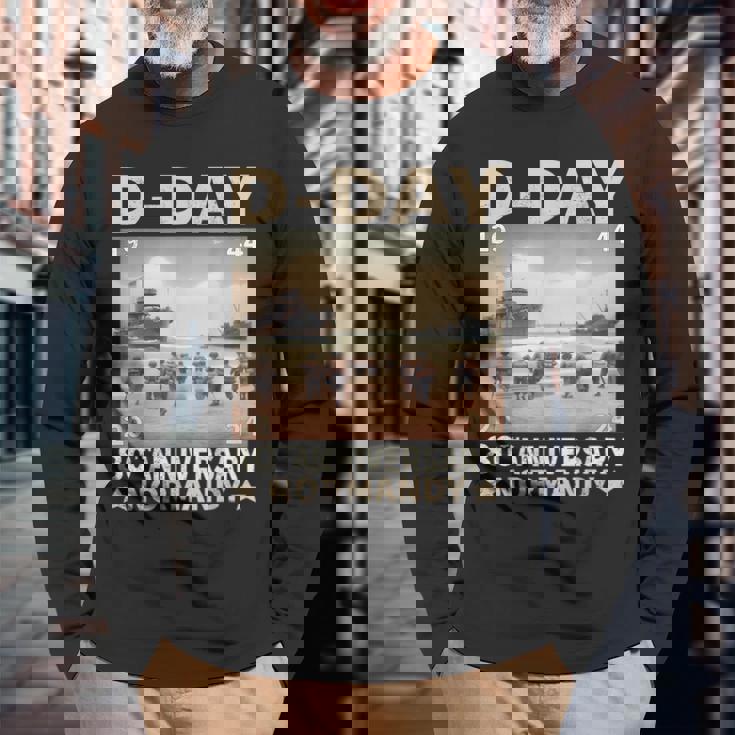 D-Day Omaha Beach 1944 Normandy D-Day 80Th Anniversary Long Sleeve T ...